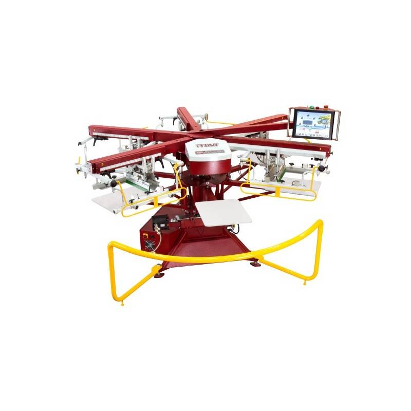 Titan Automatic Machine for Screen Printing up to 7 colors