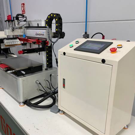 Semi-automatic Silk-screening Printing machine customised.